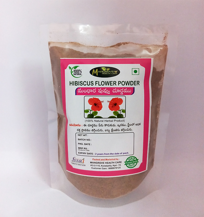 Hibiscus Flower Choornam | Mangrove Healthcare